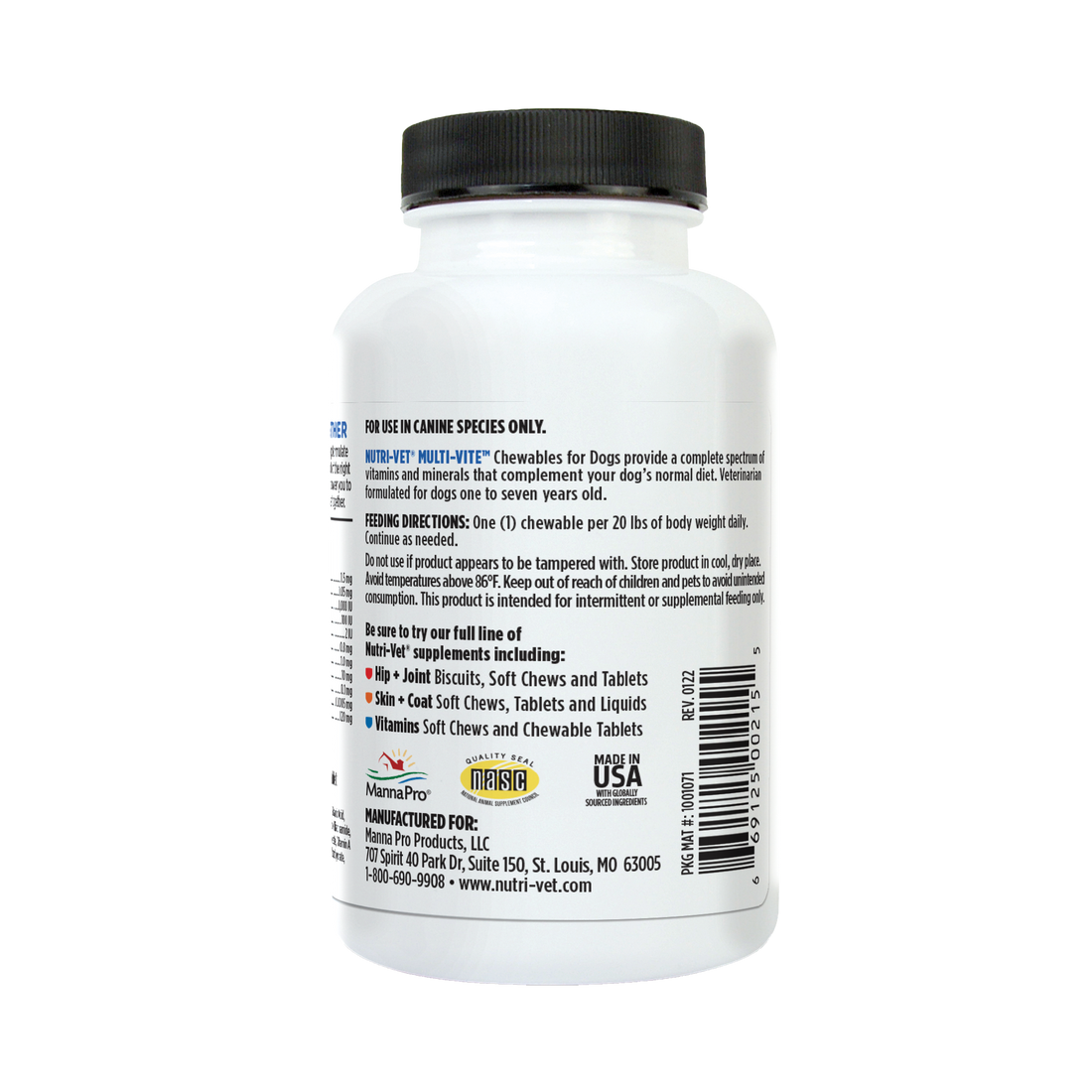 Multi-Vite Chewable Tablets | Dog Vitamins | Nutri-Vet