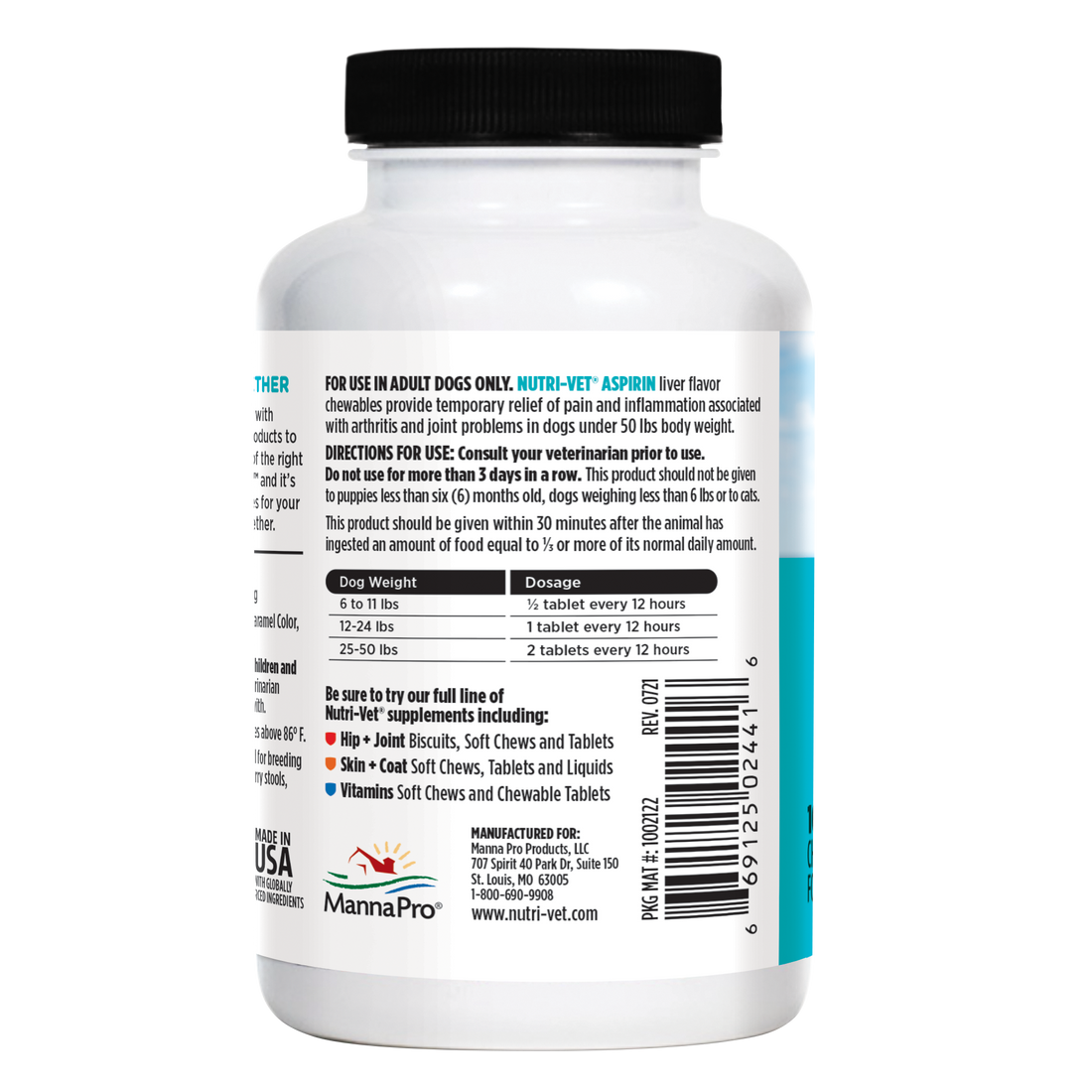 Aspirin for Dogs - 120mg | Nutri-Vet
