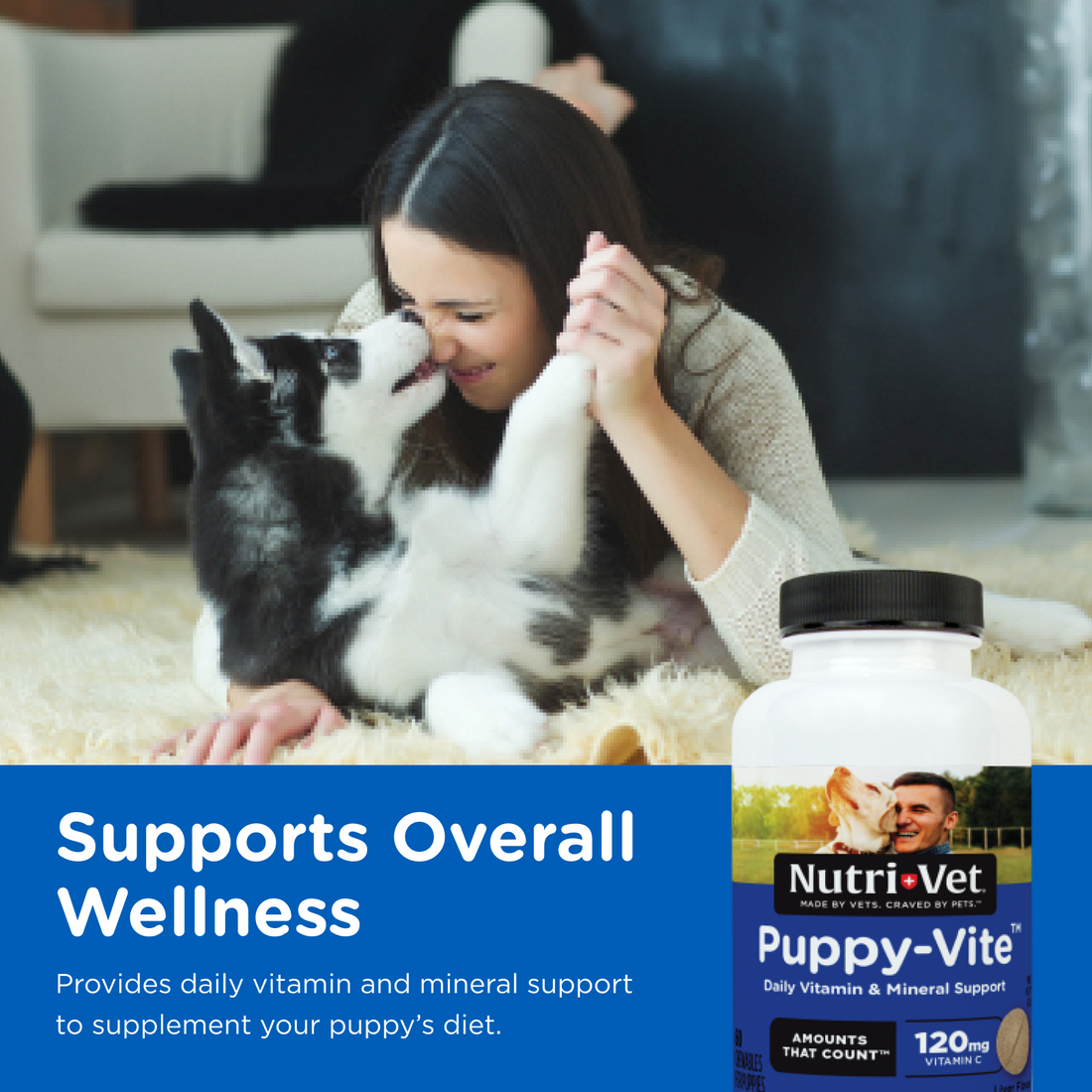 Puppy-Vite Chewable Tablets | Dog Vitamins | Vitamins for Puppies ...