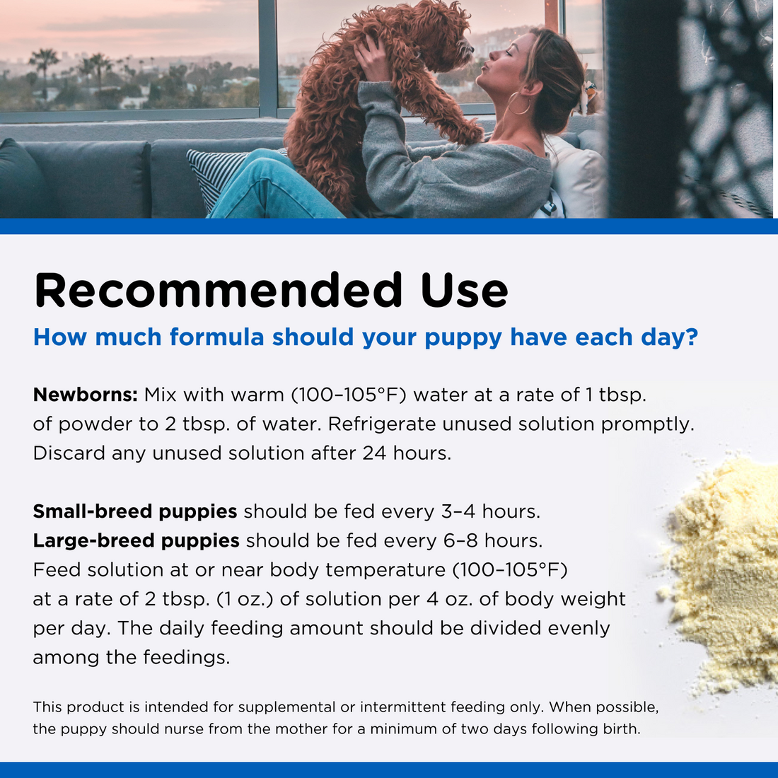 Probiotic Milk Replacement Powder | Dog Supplements | Nutri-Vet